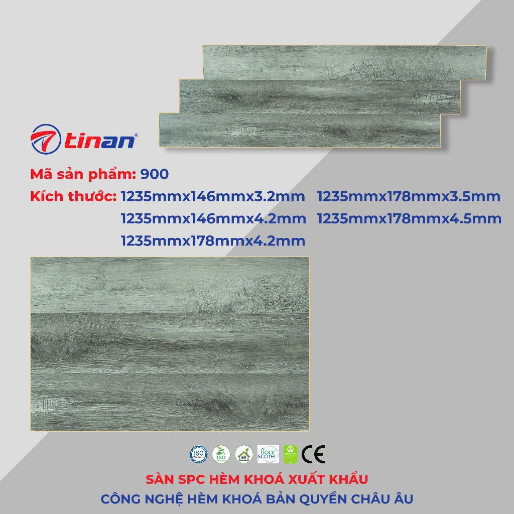 Sàn SPC hèm khóa 900